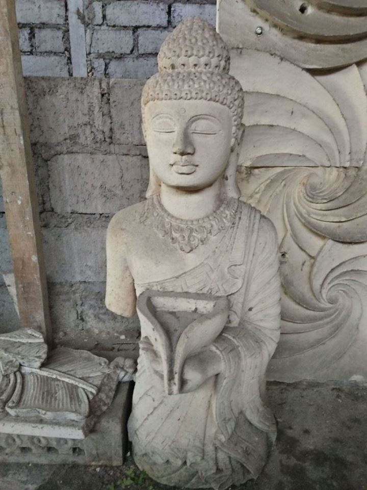 Patung Batu Bali Motif Buddha - Ukiran Bali