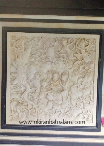 Relief Dinding Mahabharata Bali - Ukiran Bali